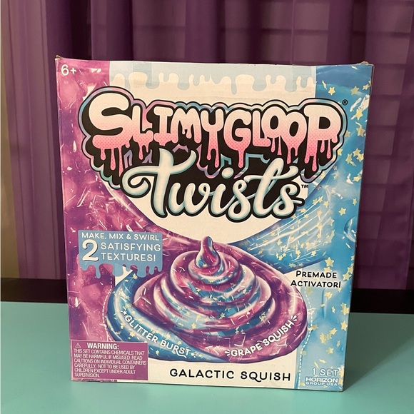 Toys | Slimy Gloop Twists Galactic Squish Slime Age 6 | Poshmark